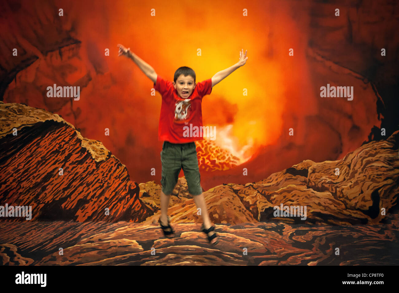 People enjoying an Interactive Art Exhibition Stock Photo - Alamy