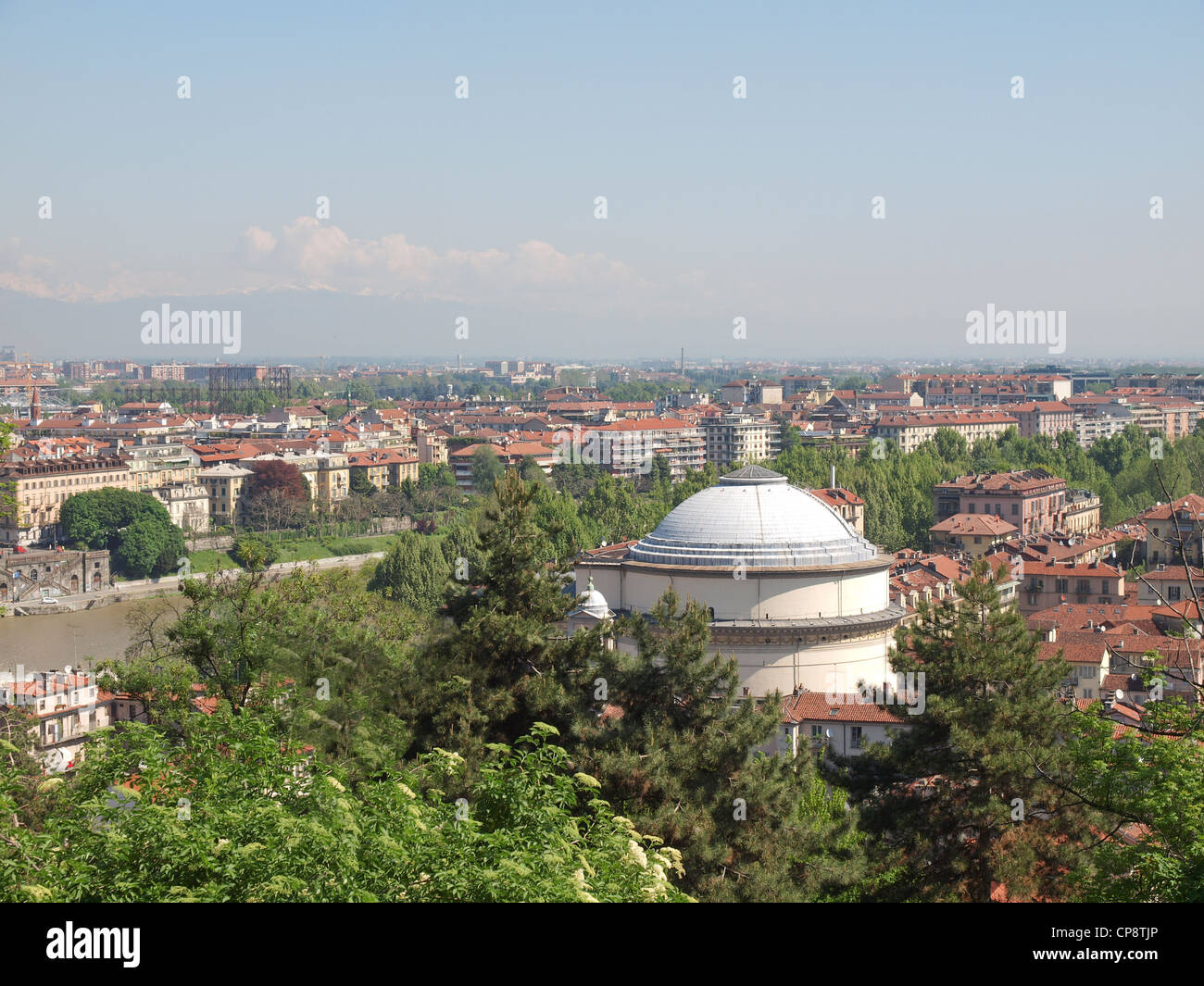 View of the city of Turin Italy from the hills Stock Photo - Alamy
