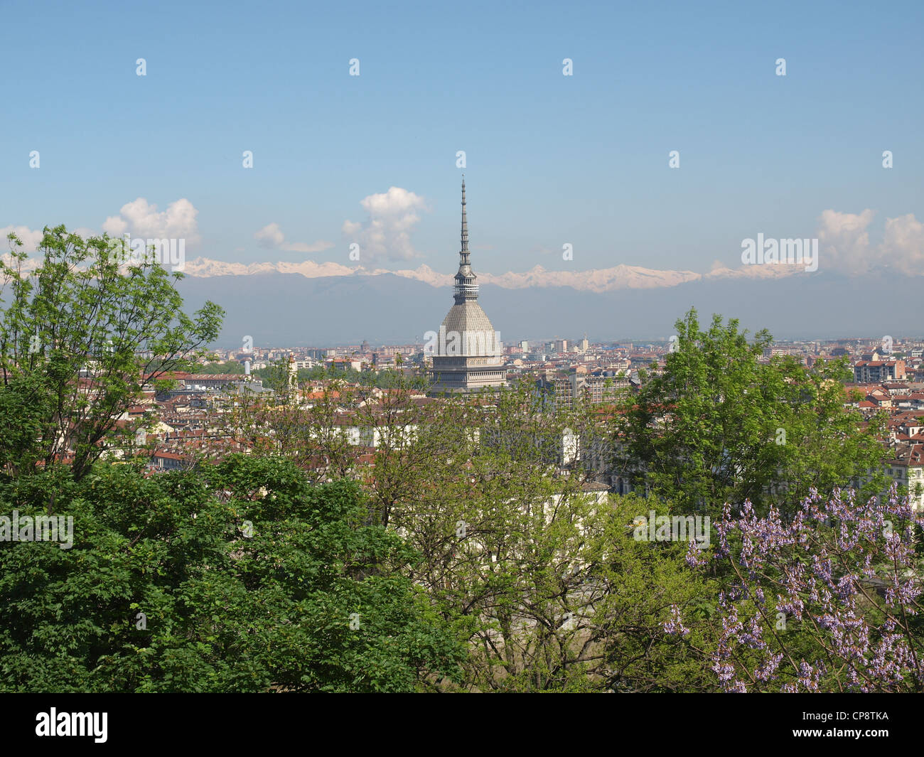 View of the city of Turin Italy from the hills Stock Photo - Alamy