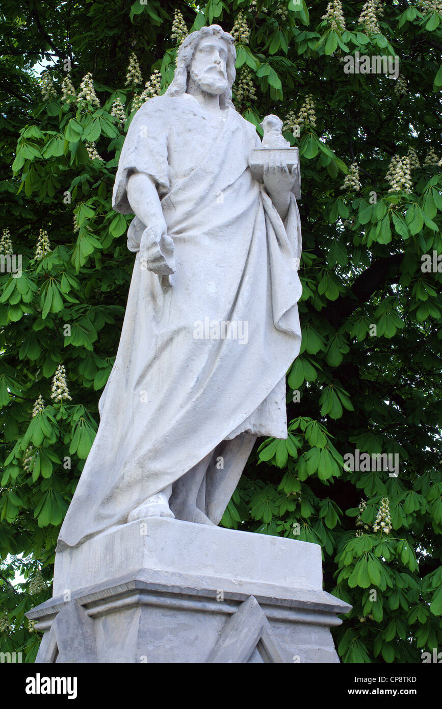 Statue of Saint John the Baptist Ostrow Tumski Wroclaw Stock Photo - Alamy