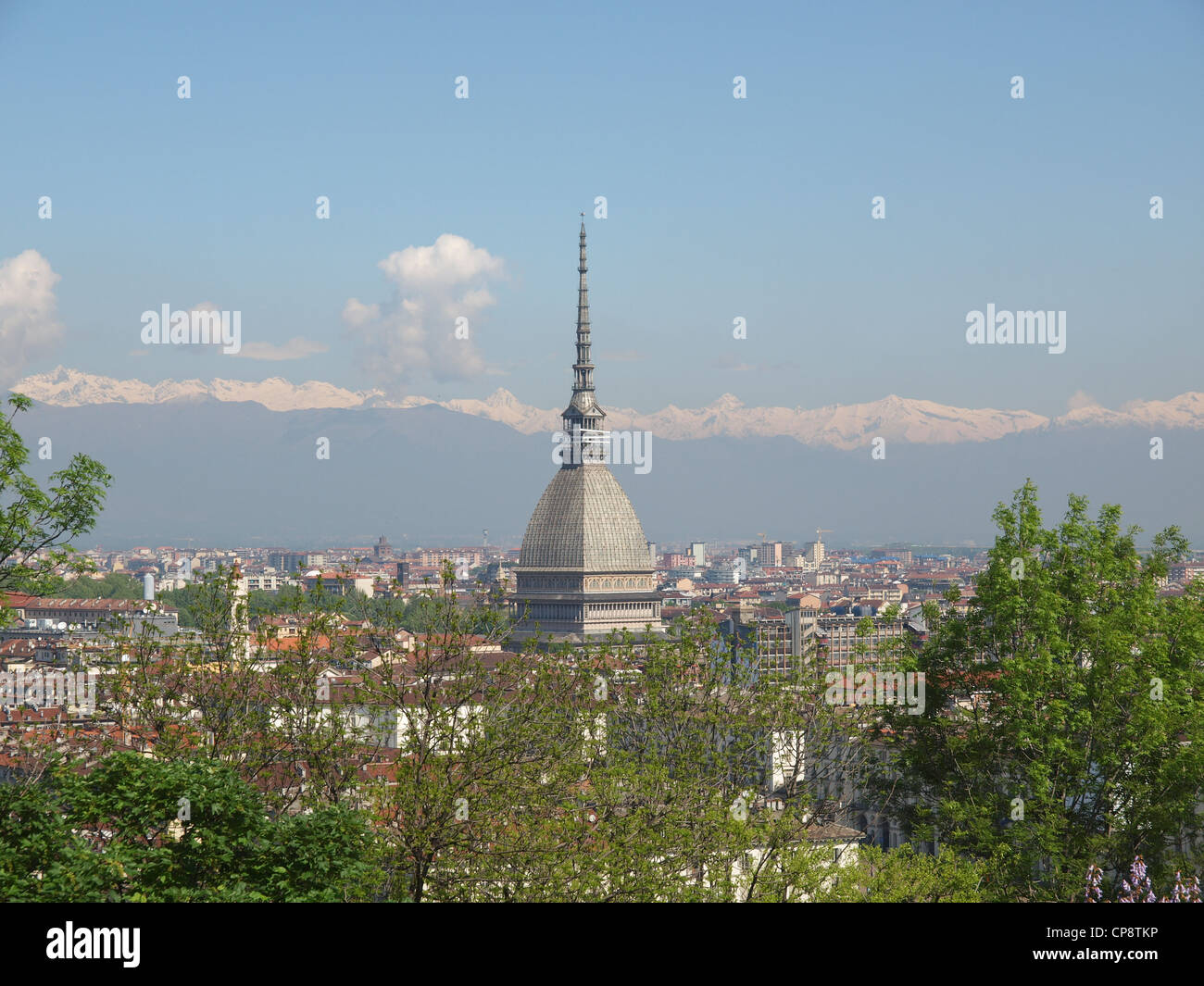 View of the city of Turin Italy from the hills Stock Photo - Alamy