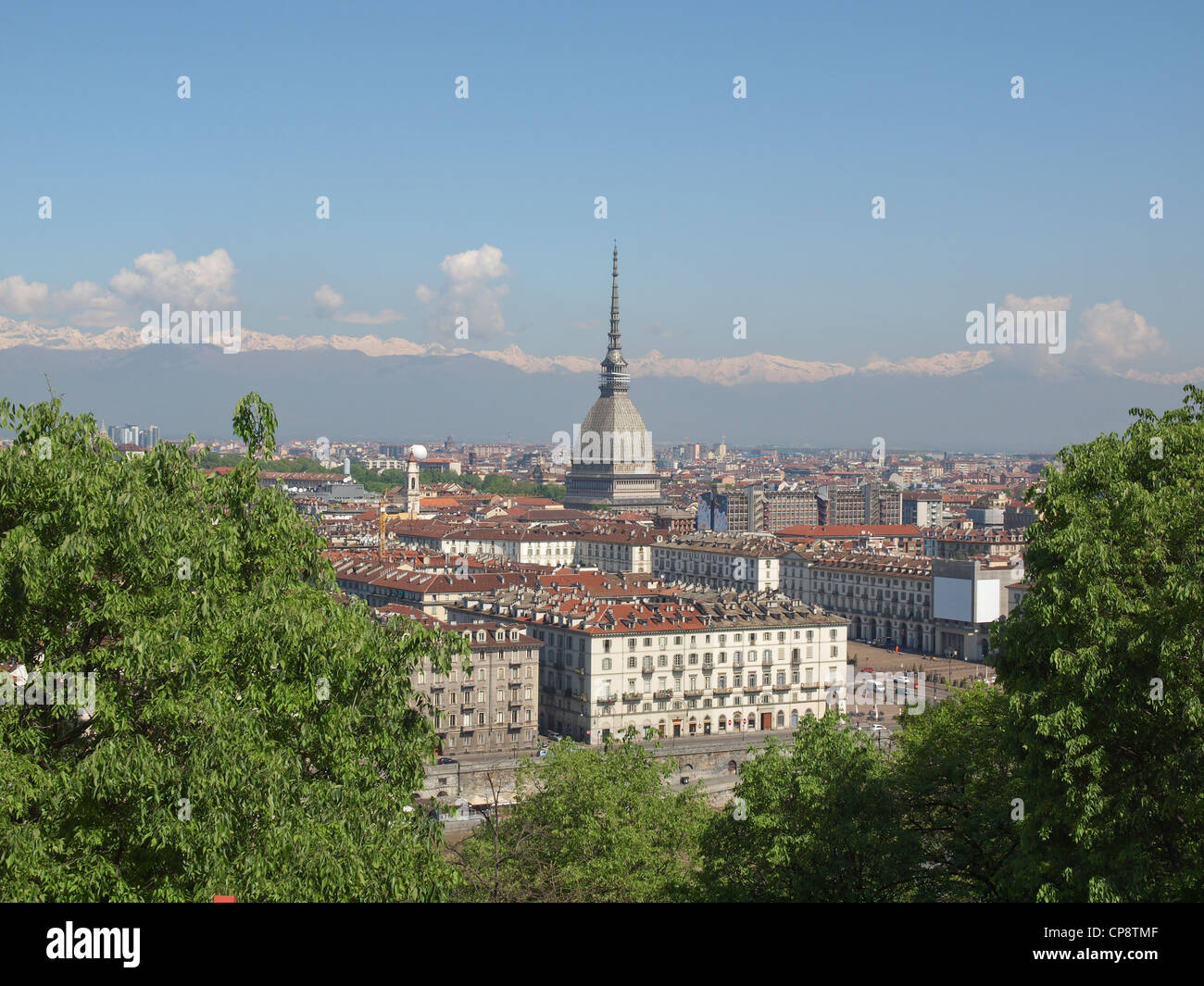 View of the city of Turin Italy from the hills Stock Photo - Alamy