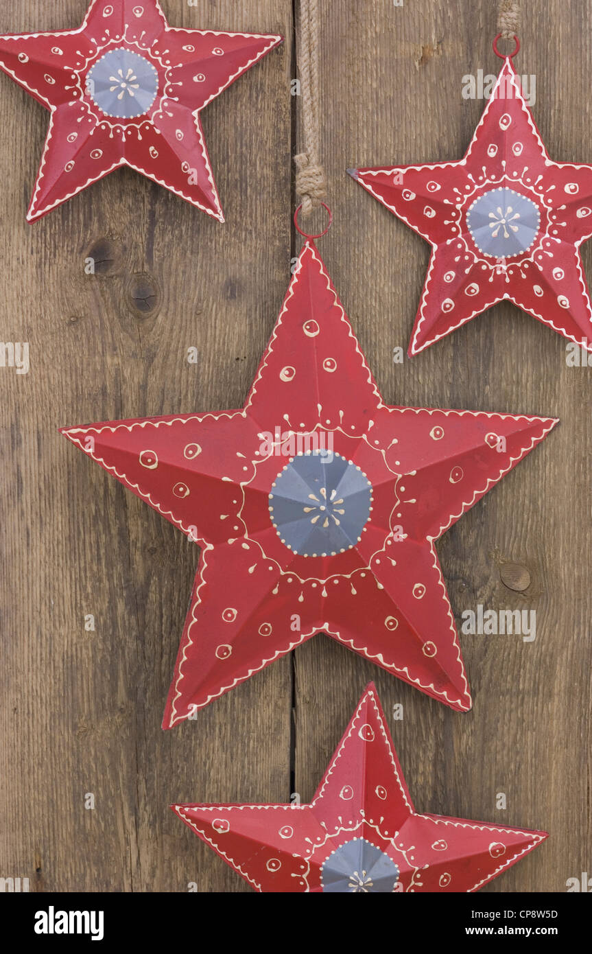 Star shape christmas decoration Stock Photo - Alamy