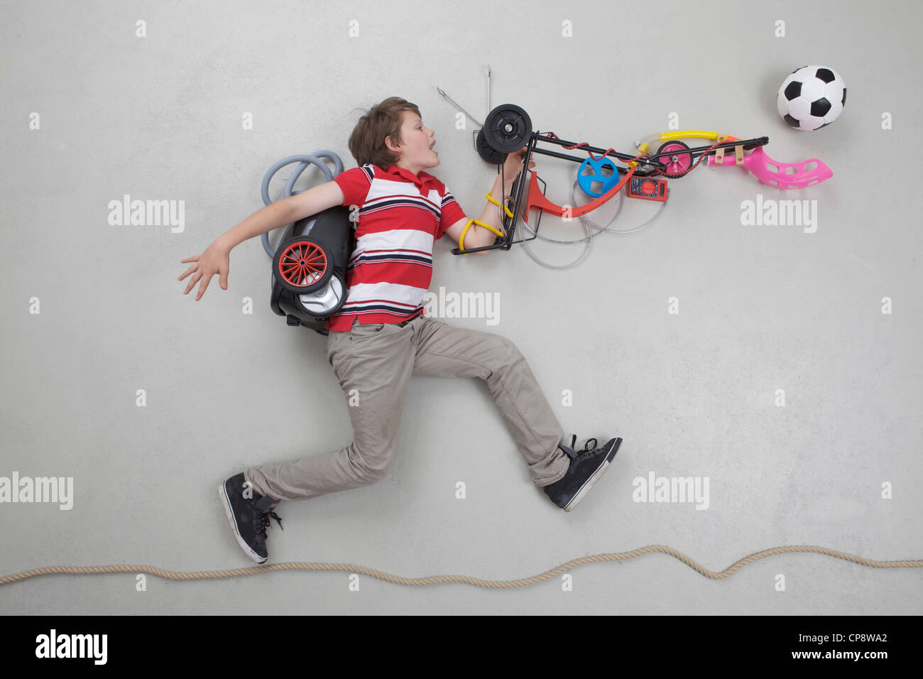 Group children running overhead hi-res stock photography and images - Alamy