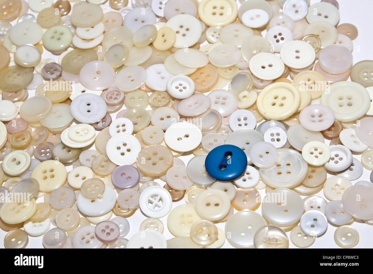 one different button Stock Photo - Alamy
