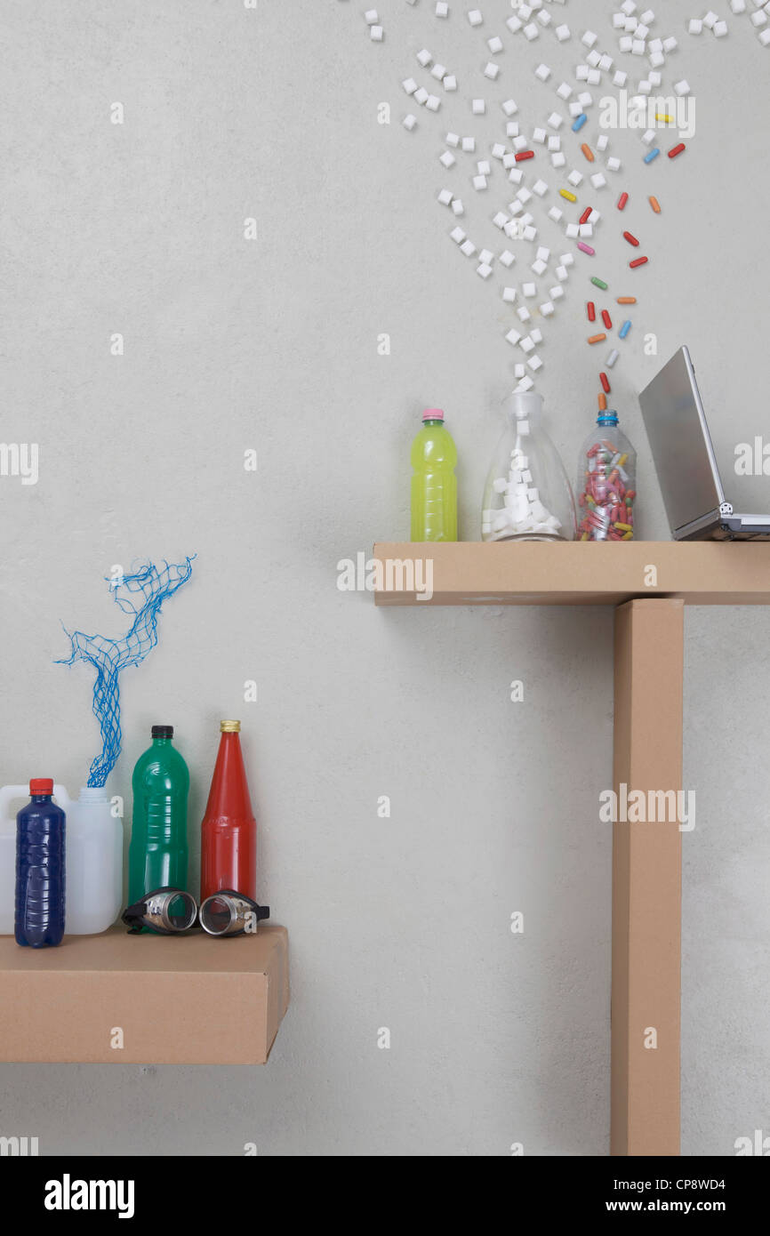 Laboratory equipments for experiment Stock Photo - Alamy