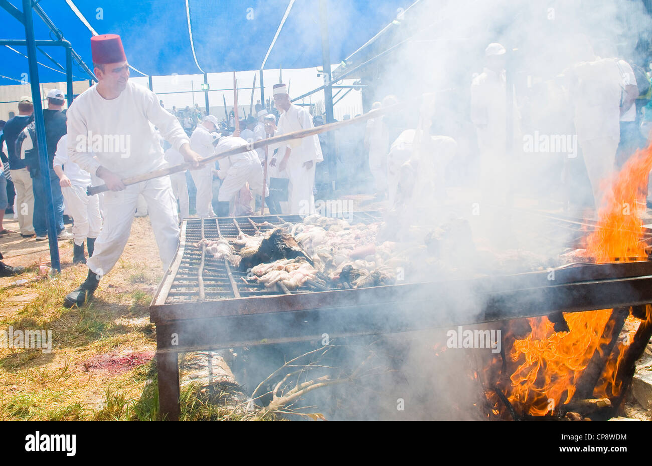 members of the ancient Samaritan community during the traditional ...
