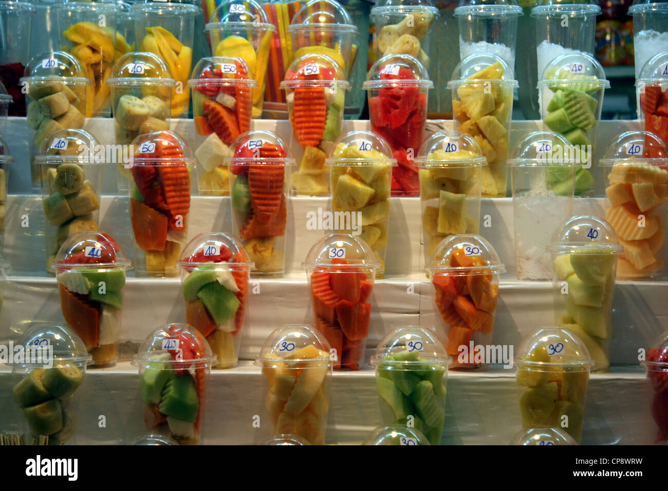 Tropical fruit display hi-res stock photography and images - Alamy