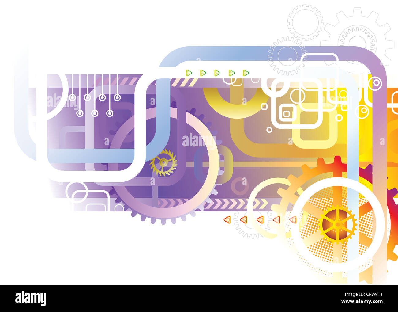 Abstract technology, industrial background Stock Photo - Alamy
