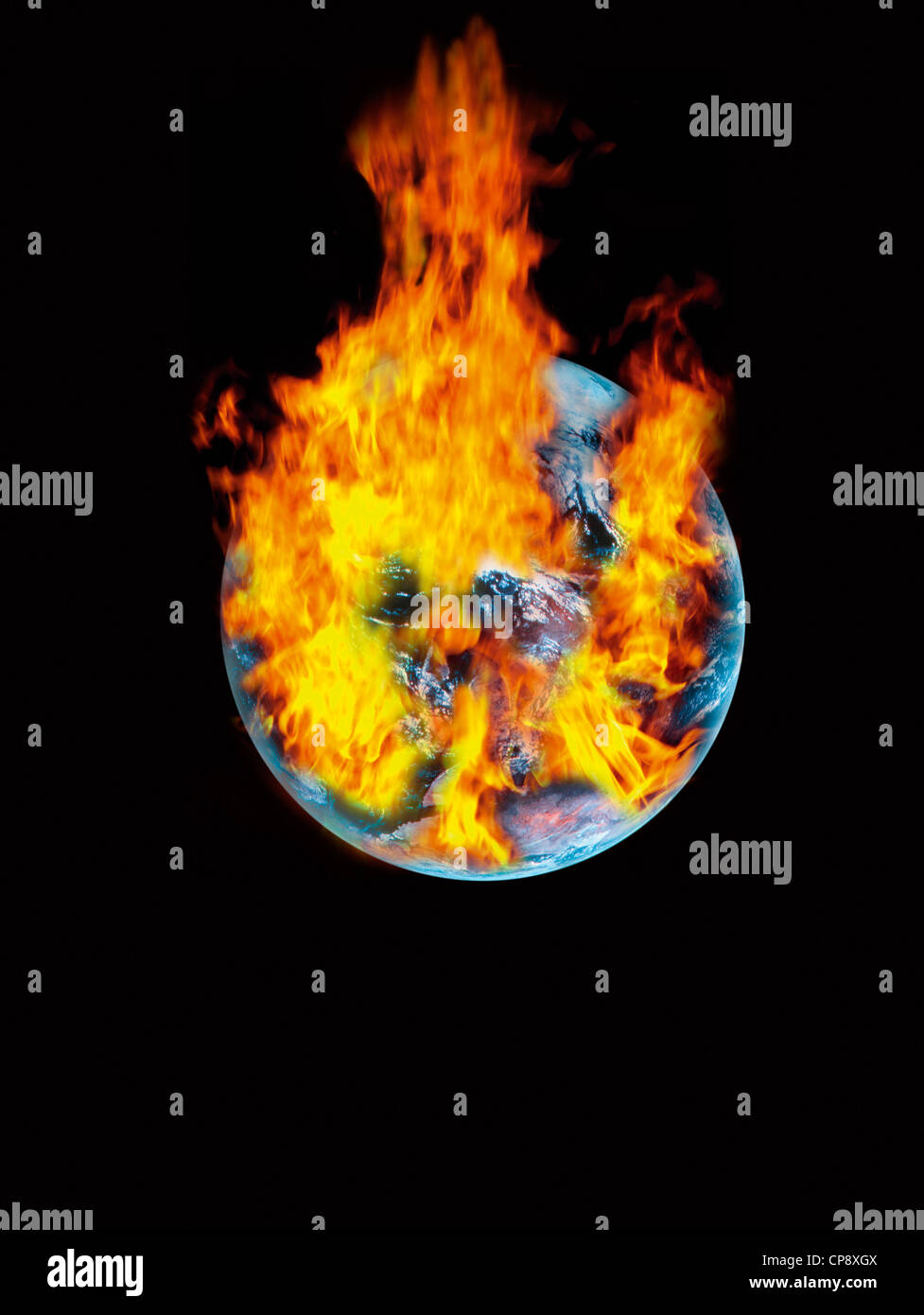 Planet burning hi-res stock photography and images - Alamy