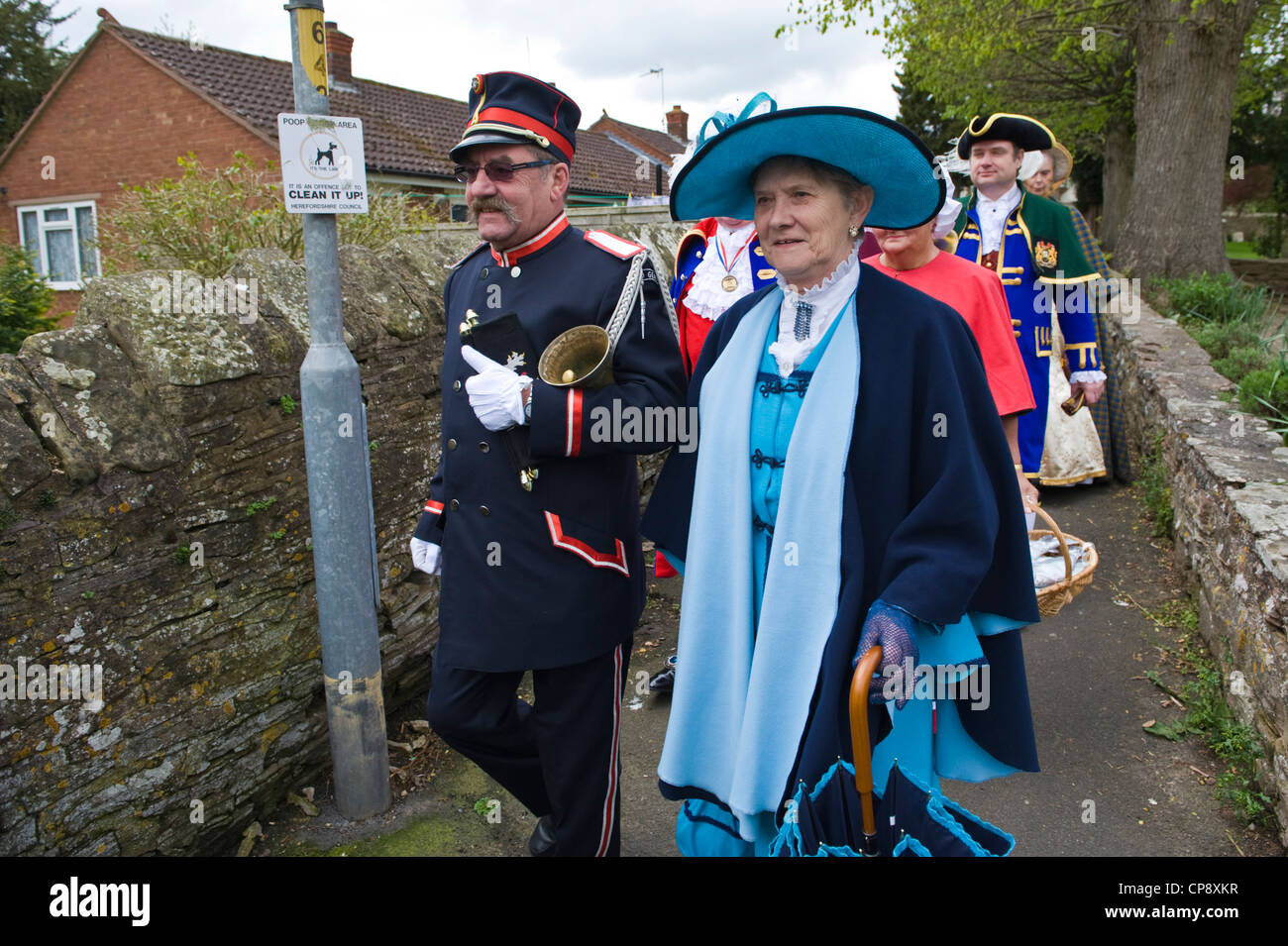 Parade around the town to start the Bromyard International Town Criers ...