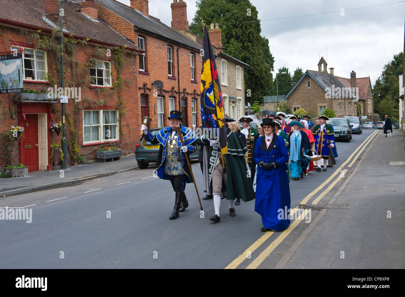 Parade around the town to start the Bromyard International Town Criers ...