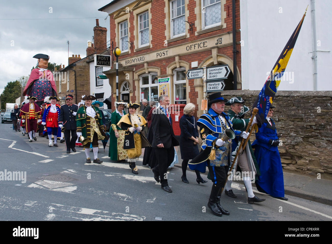 Parade around the town to start the Bromyard International Town Criers ...
