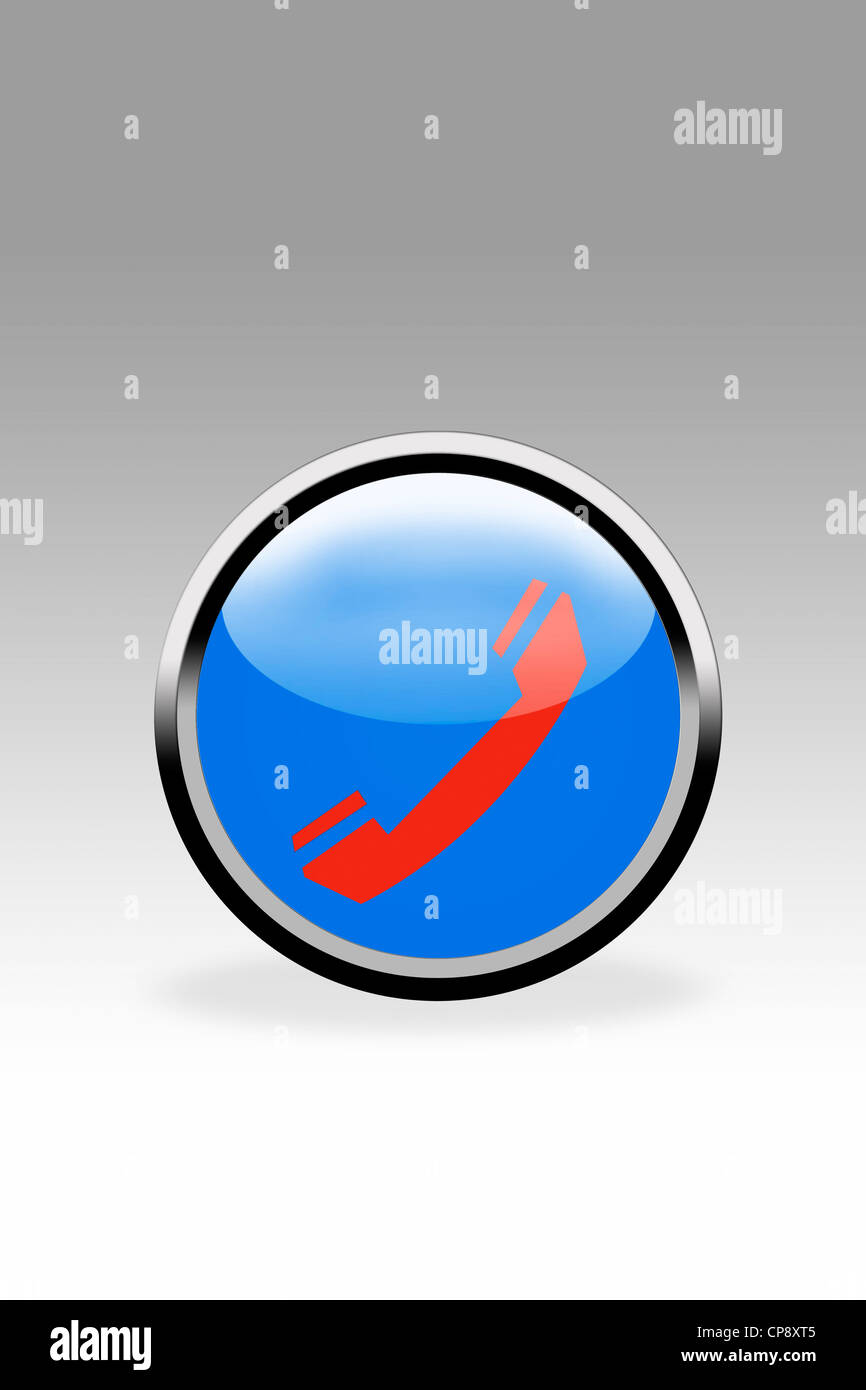 Phone receiver icon hi-res stock photography and images - Alamy