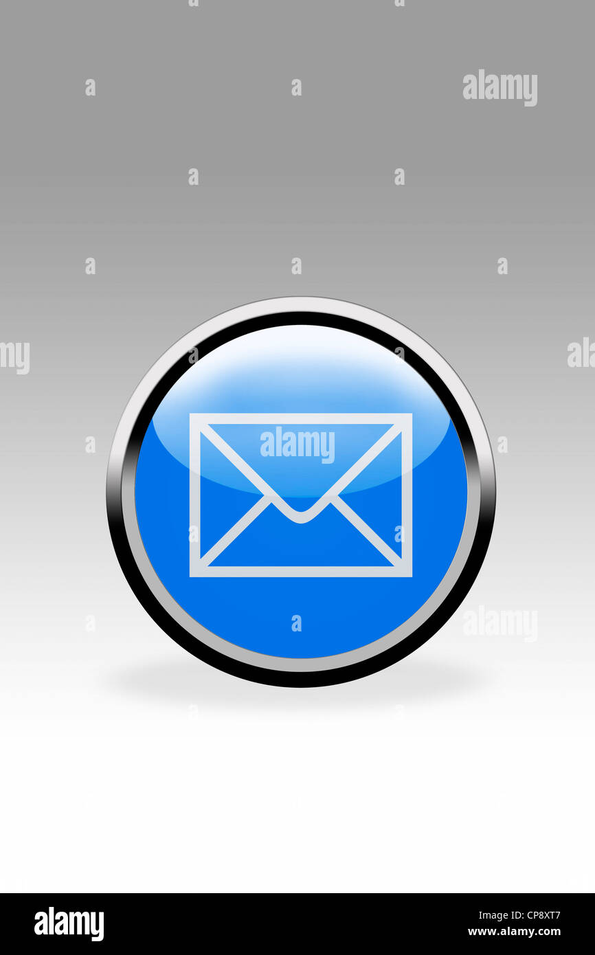 Blue button showing letter symbol, close up Stock Photo - Alamy