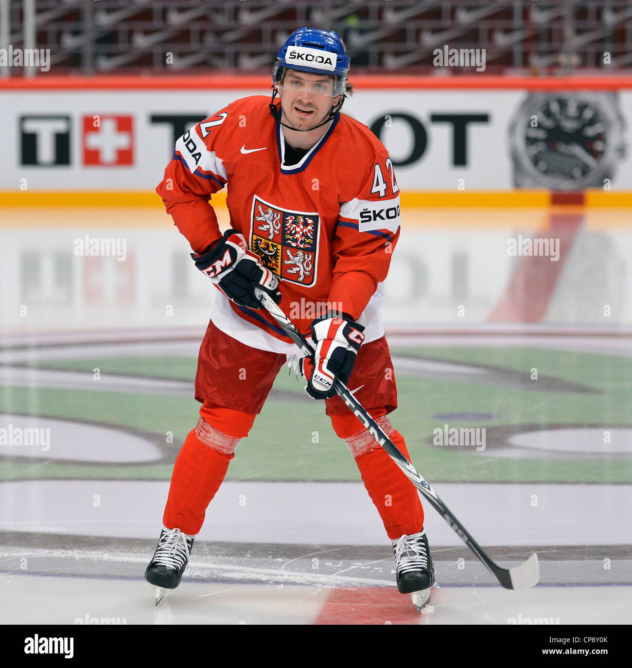 Petr Koukal of Czech before the match Czech Republic vs Norway.IIHF Ice ...