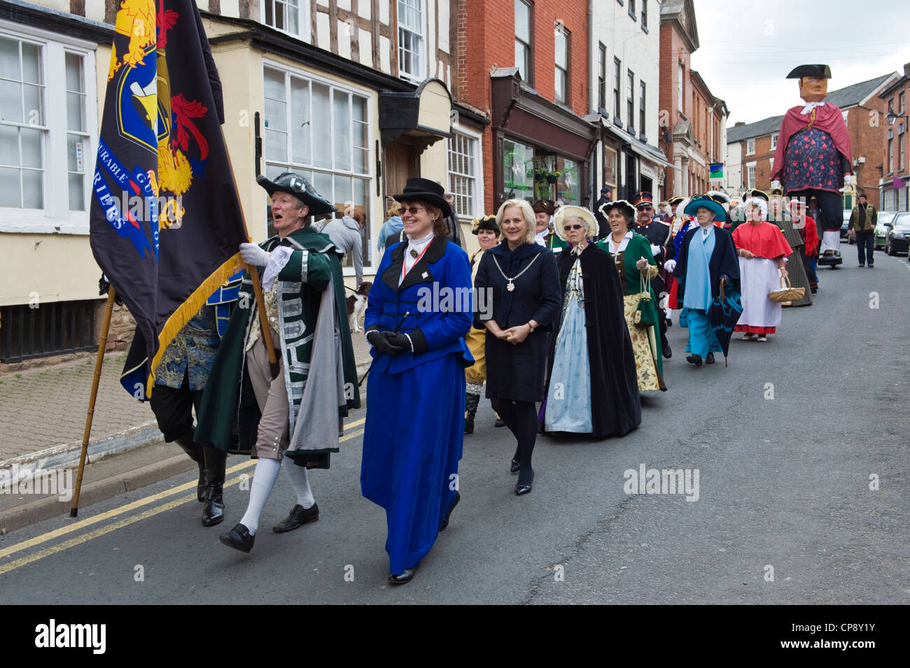 Parade around the town to start the Bromyard International Town Criers ...
