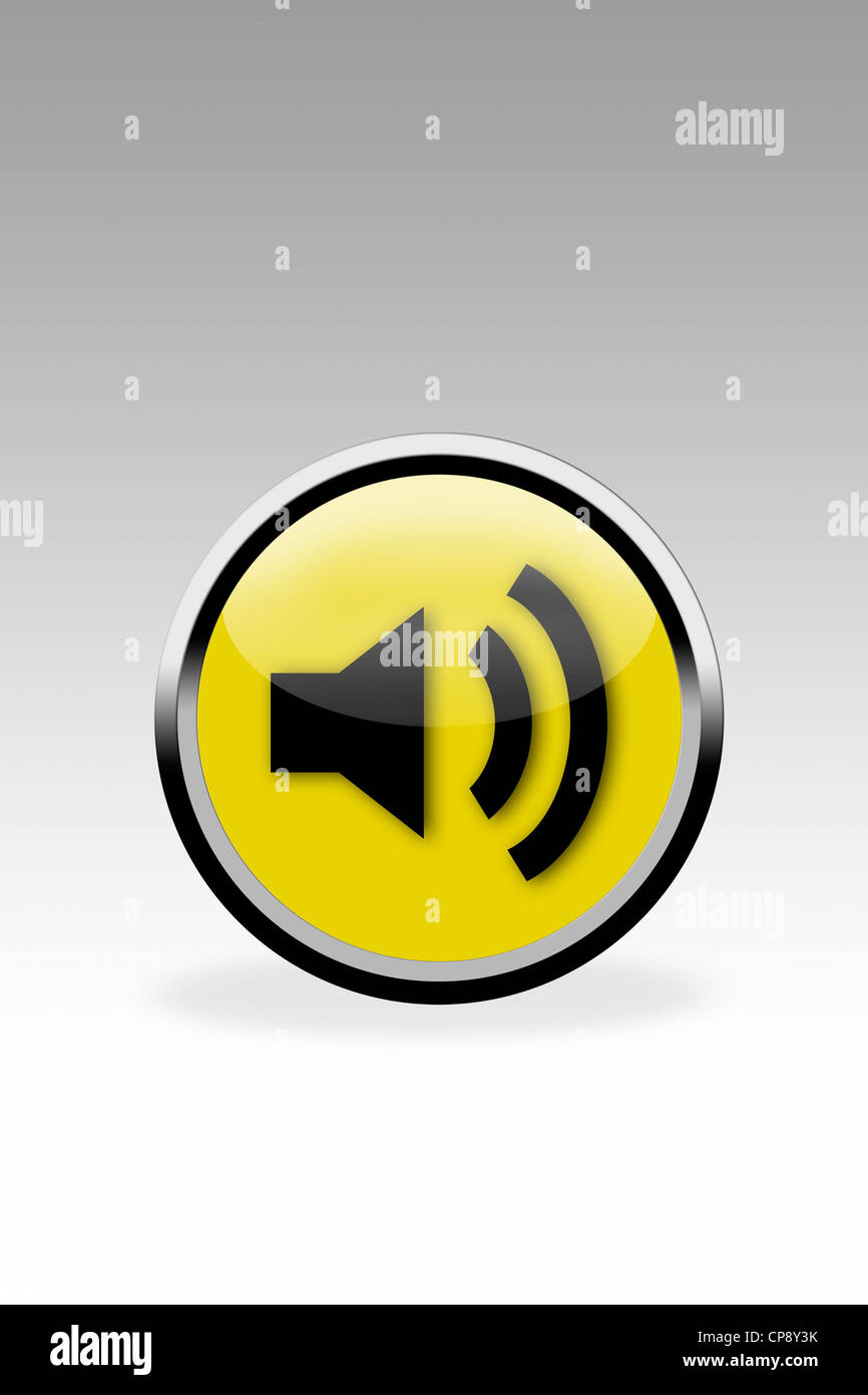 Loudspeaker symbol hi-res stock photography and images - Alamy