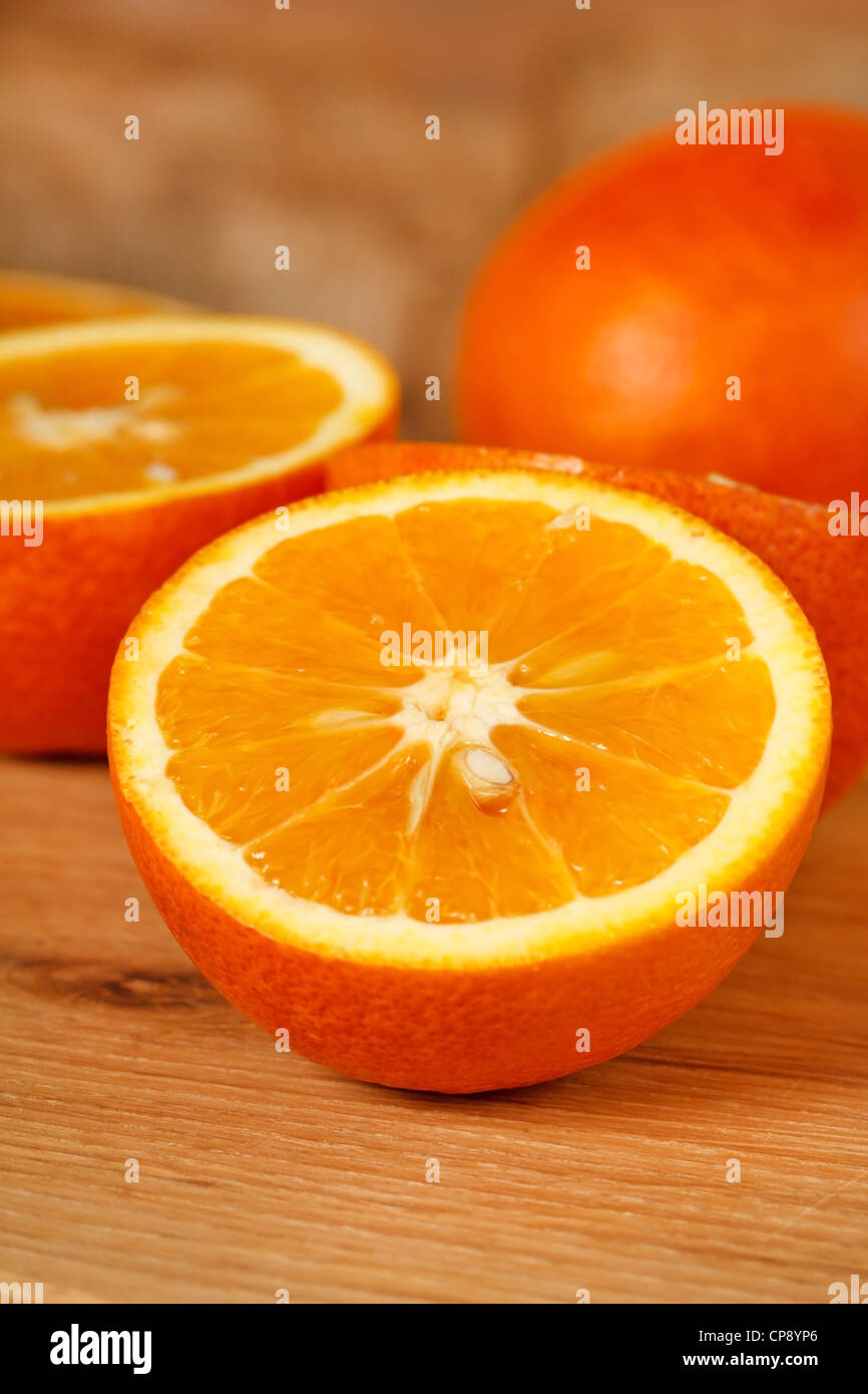 Fresh orange citrus fruit half healthy snack hi-res stock photography and images - Alamy