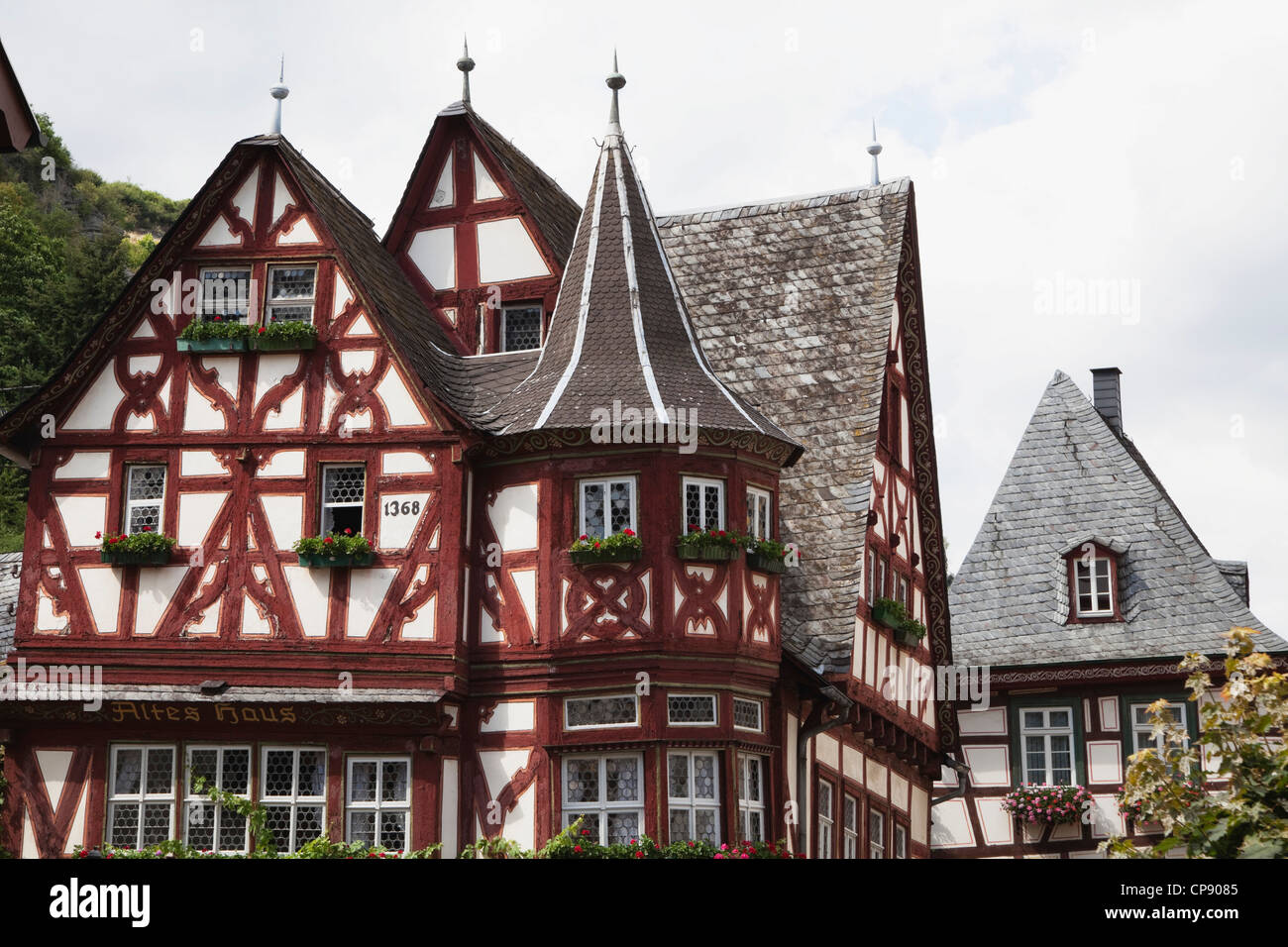 Timber framed house bacharach hi-res stock photography and images - Alamy