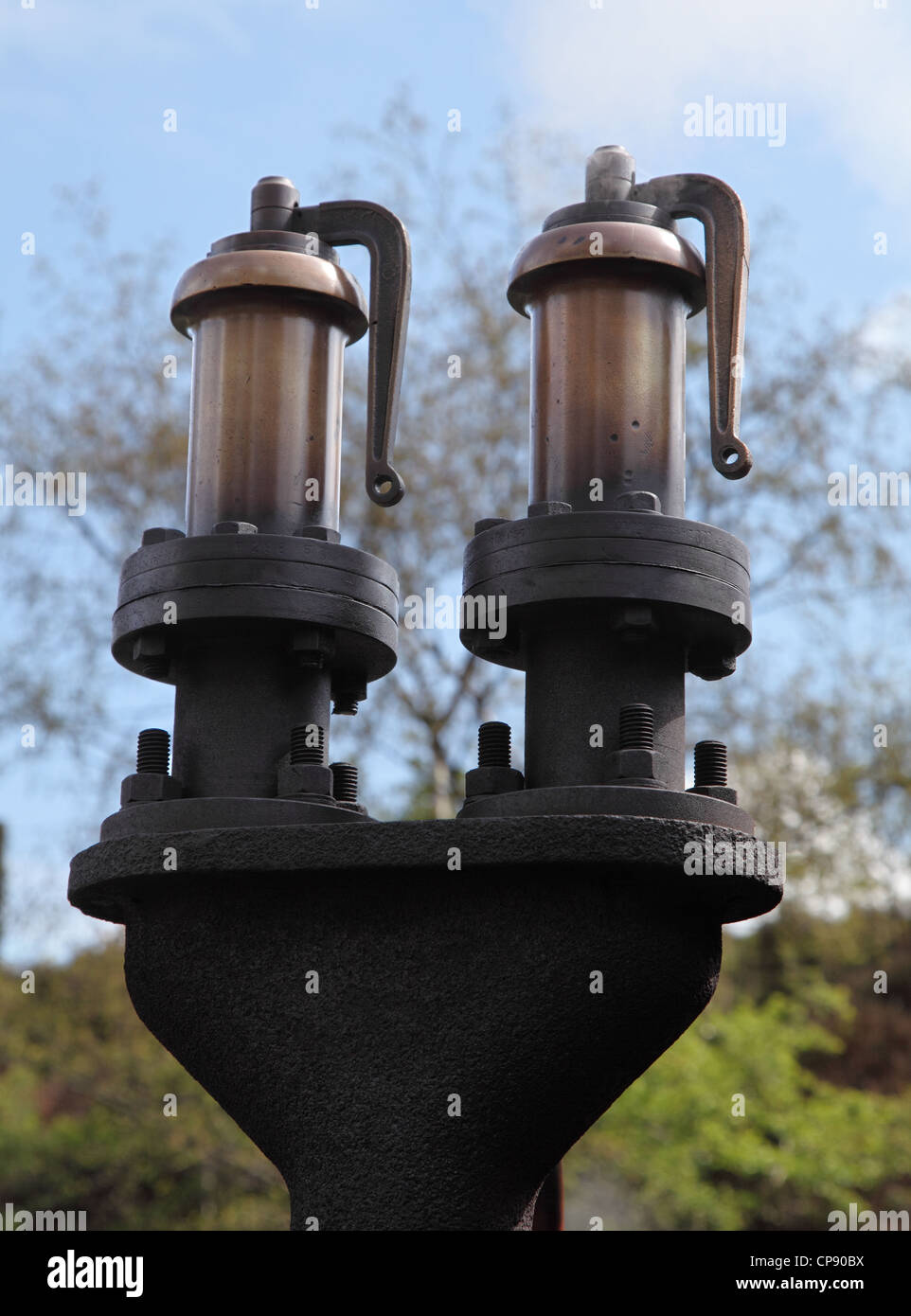 Railway steam valves hi-res stock photography and images - Alamy