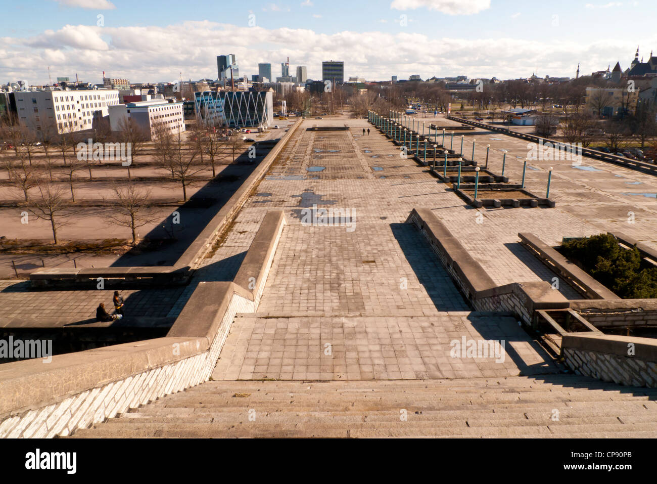 The abandoned concrete Linnahall concert hall, Tallinn, Estonia Stock ...