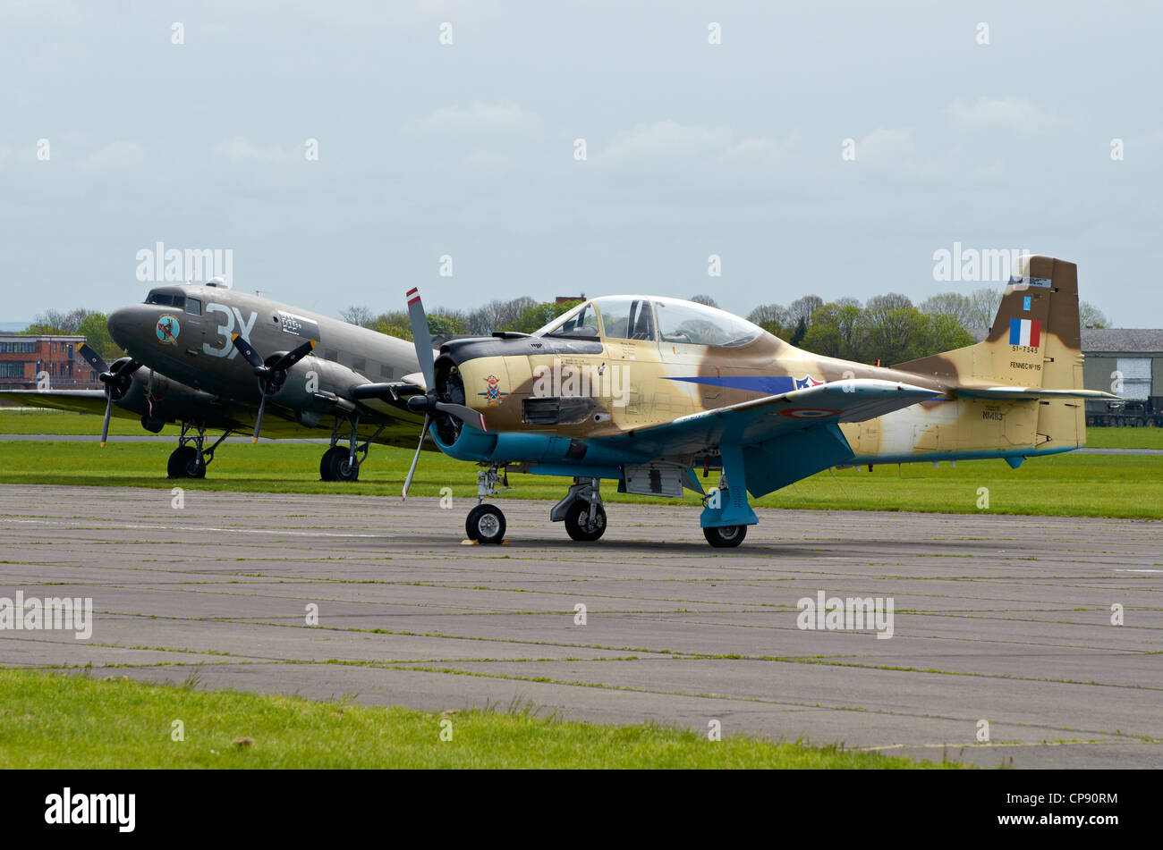 North American Aviation T-28 Fennec fighter/fighter bomber developed ...