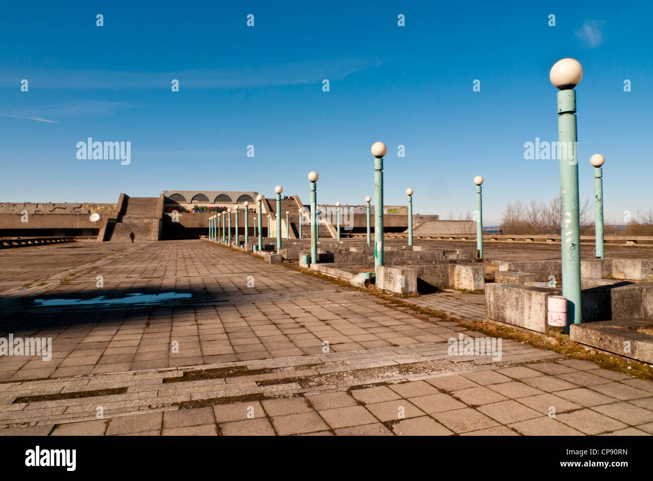 The abandoned concrete Linnahall concert hall, Tallinn, Estonia Stock ...