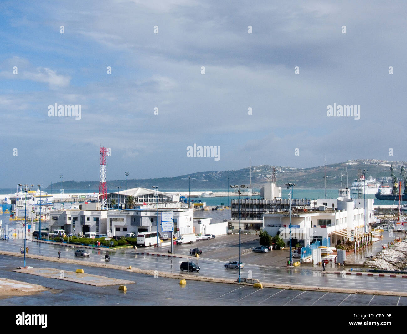 The port of Tangier Stock Photo - Alamy