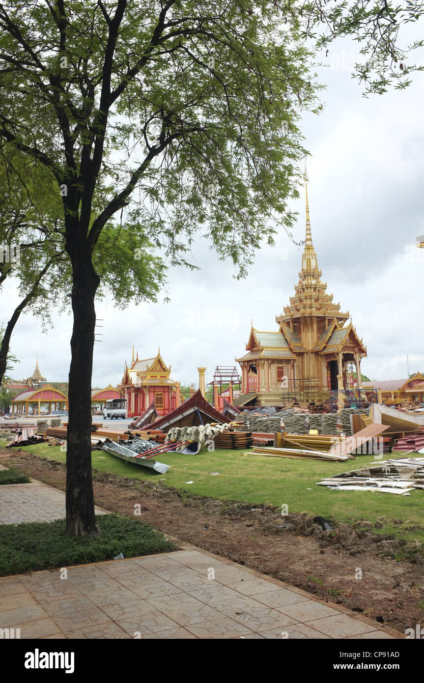 The royal cremation pyre used for the funeral of HRH Princess ...