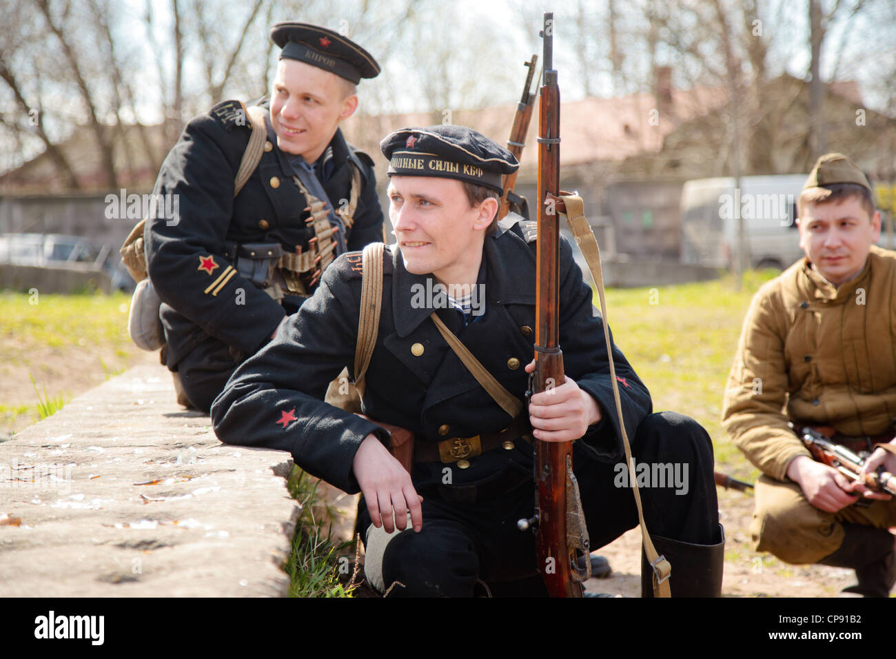 Second world war, historical reconstruction, soviet soldier, russian ...