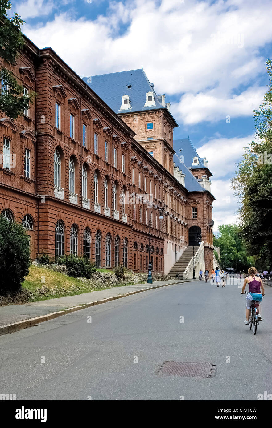 Europe Italy Piedmont Turin Valentino's Park The Castle of the ...