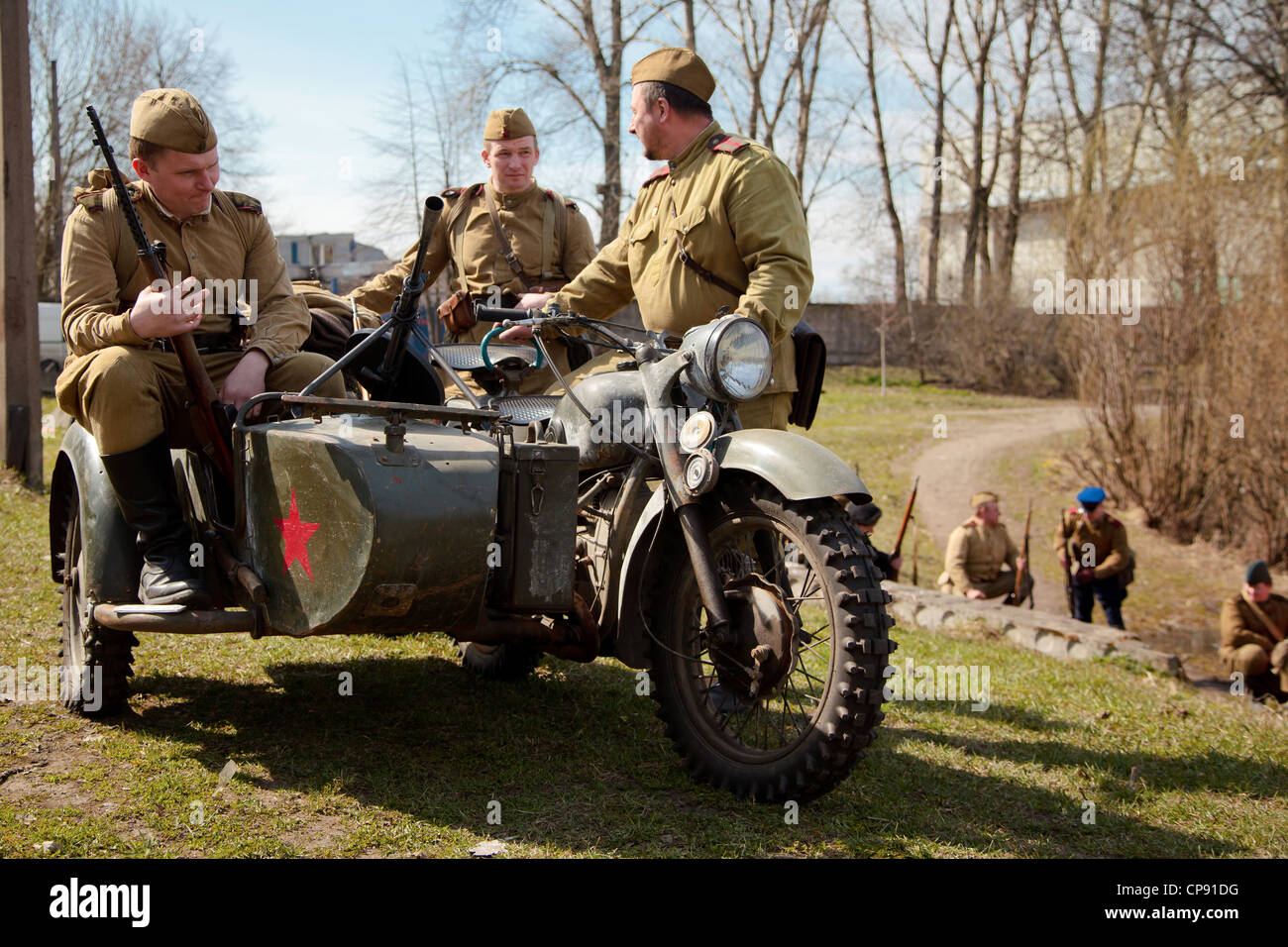 Soviet motorcycle hi-res stock photography and images - Alamy
