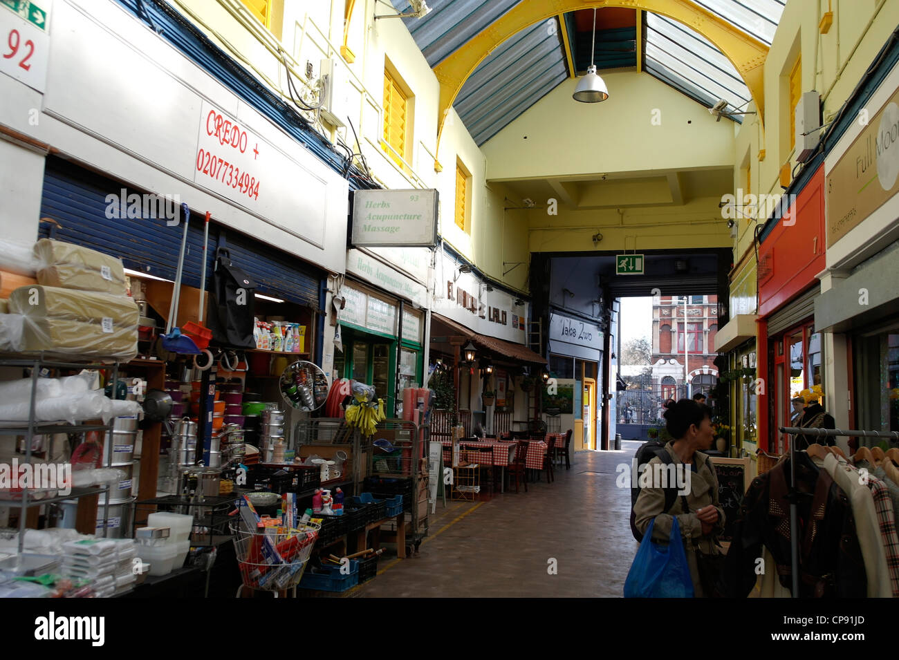 Brixton village, indoor market, London England UK Stock Photo - Alamy
