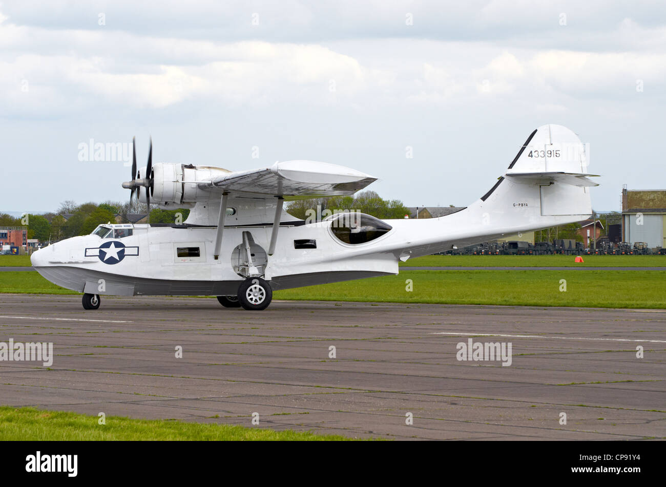 The Consolidated PBA Catalina was an American flying boat of WW2 Stock ...