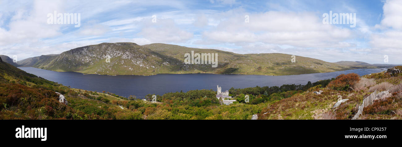 Ireland, County Donegal, View of Glenveagh Castle Stock Photo - Alamy