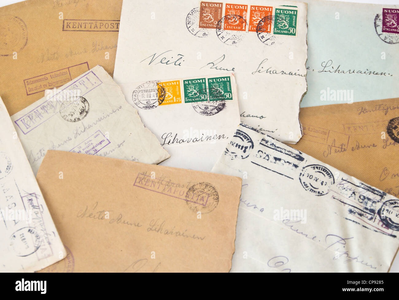 Old Envelope Stock Photos & Old Envelope Stock Images - Alamy