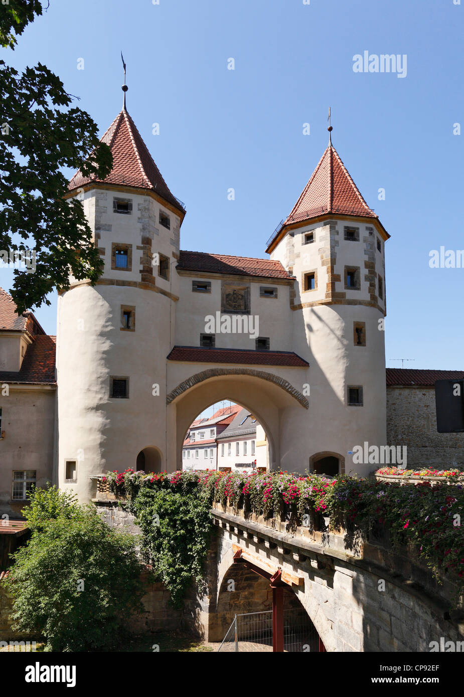 Germany, Bavaria, Amberg, View of Nabburger Gate Stock Photo - Alamy