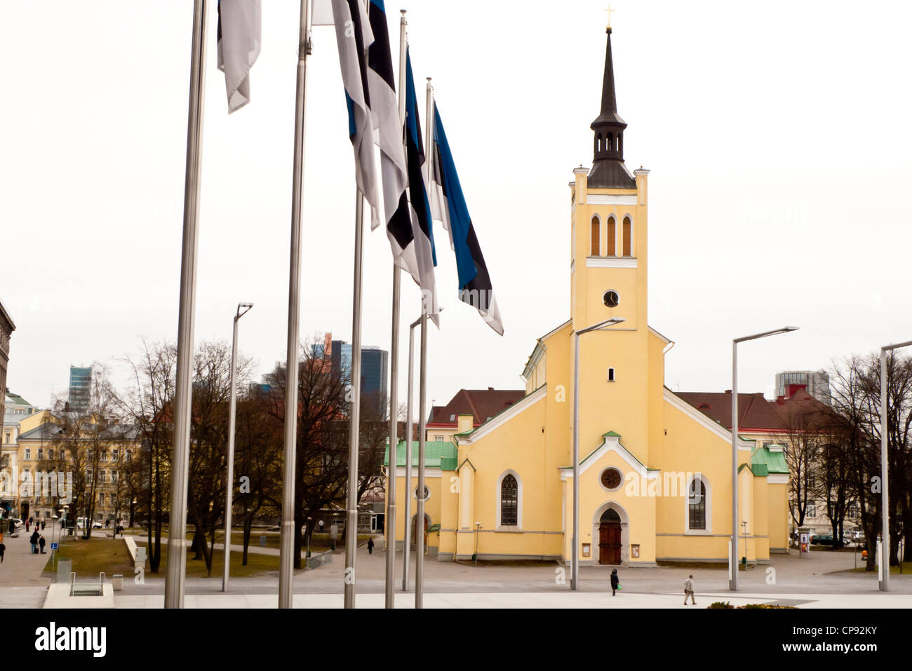 St John's Church in Freedom Square, Tallinn, Estonia Stock Photo - Alamy