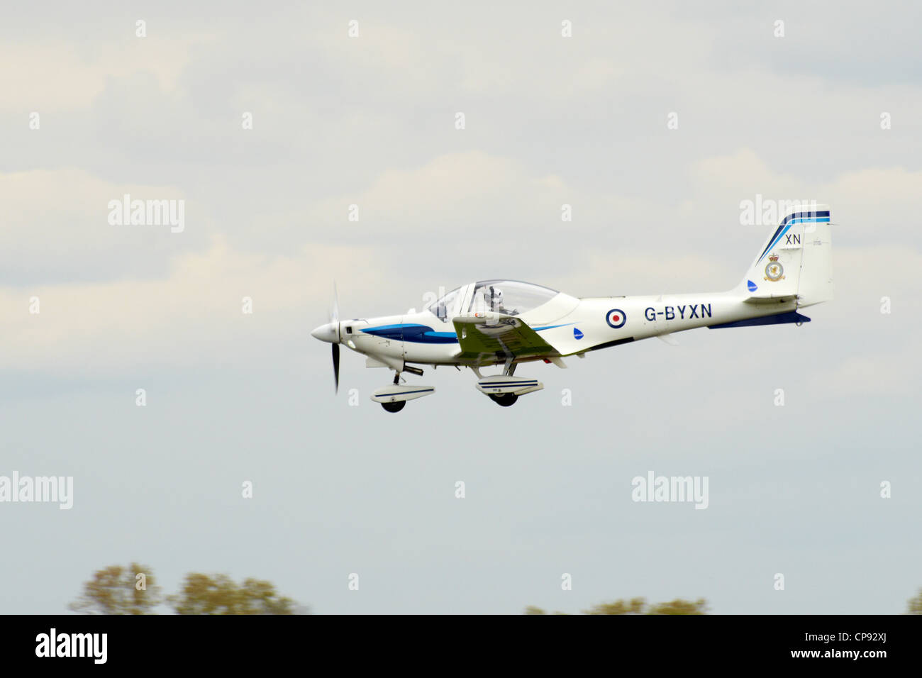 RAF Tutor (Grob 115E) elementary or basic trainer displaying at ...