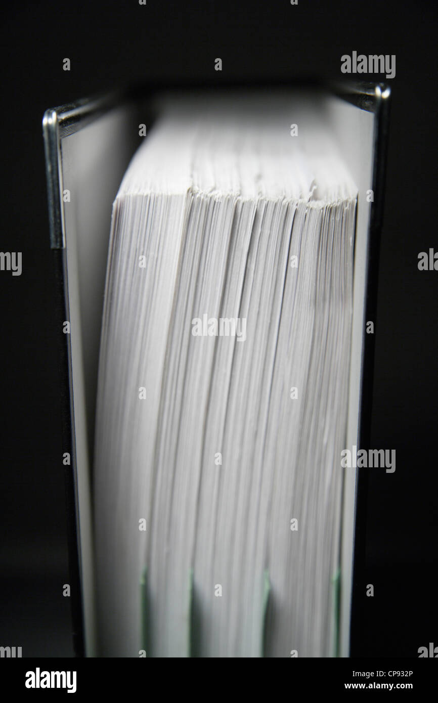 Accounting file against black background, close up Stock Photo - Alamy