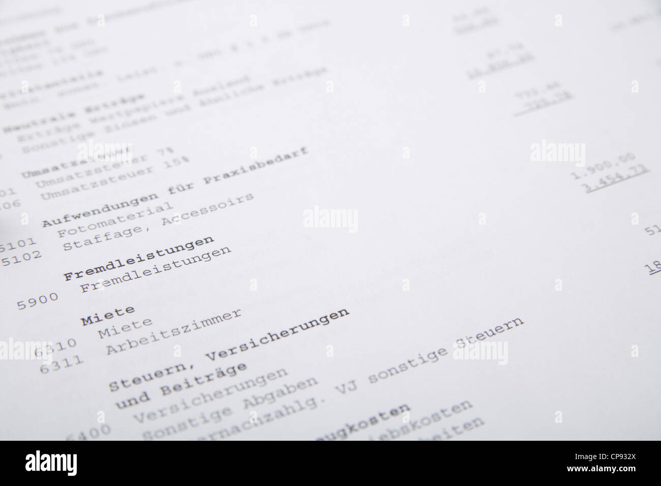 Accounting file, close up Stock Photo - Alamy