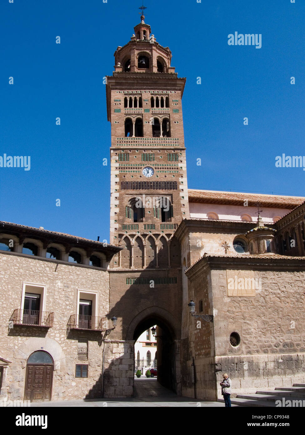 The cathedral tower, Teruel, Spain Stock Photo - Alamy