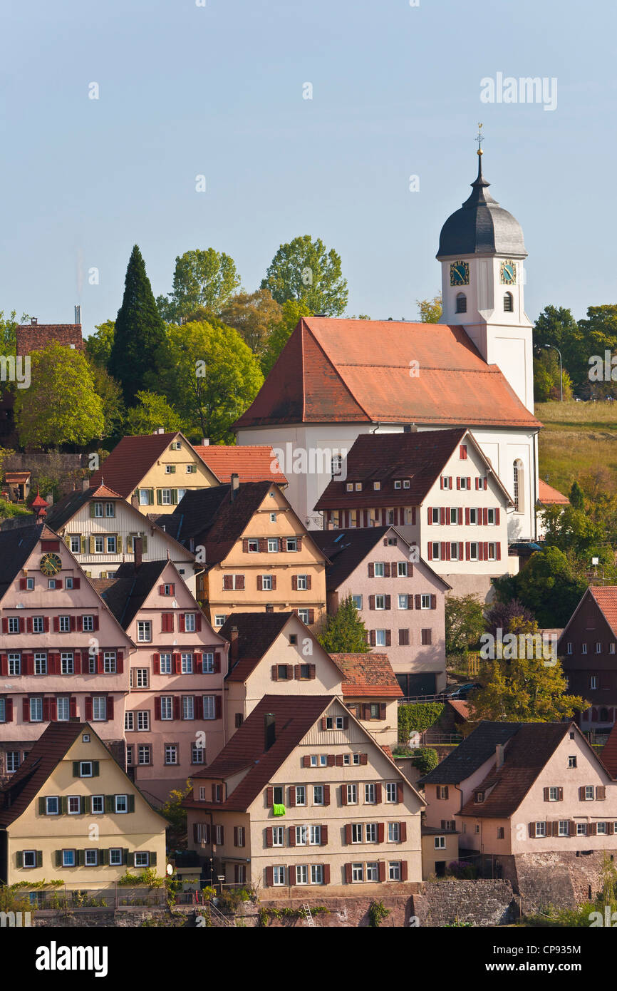 Germany, Baden Wurttemberg, Altensteig, View of city Stock Photo - Alamy