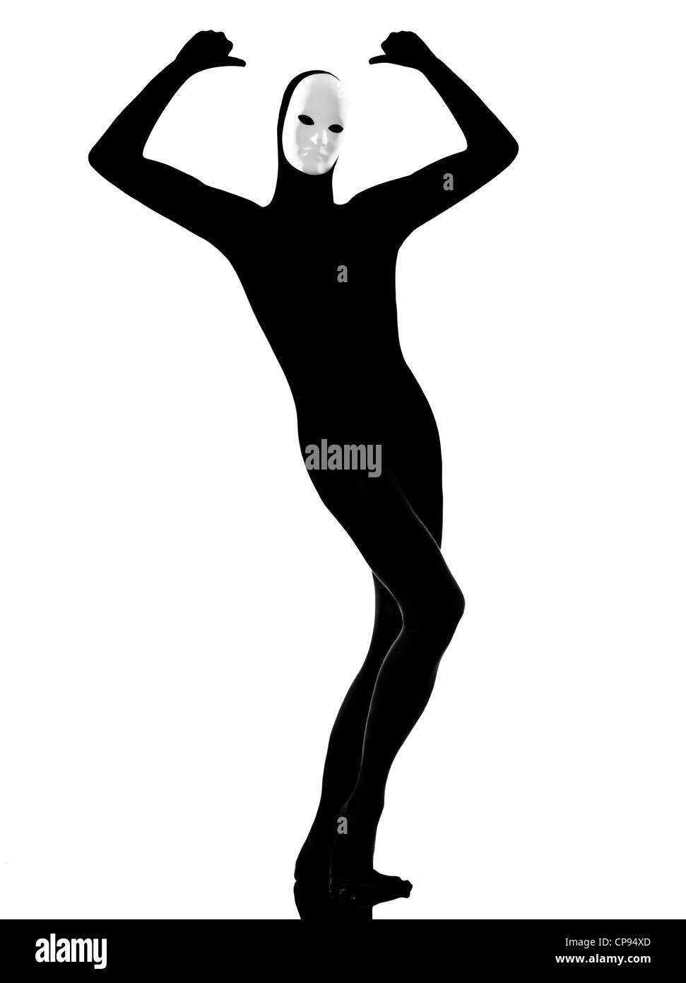 Mime mask silhouette hi-res stock photography and images - Alamy
