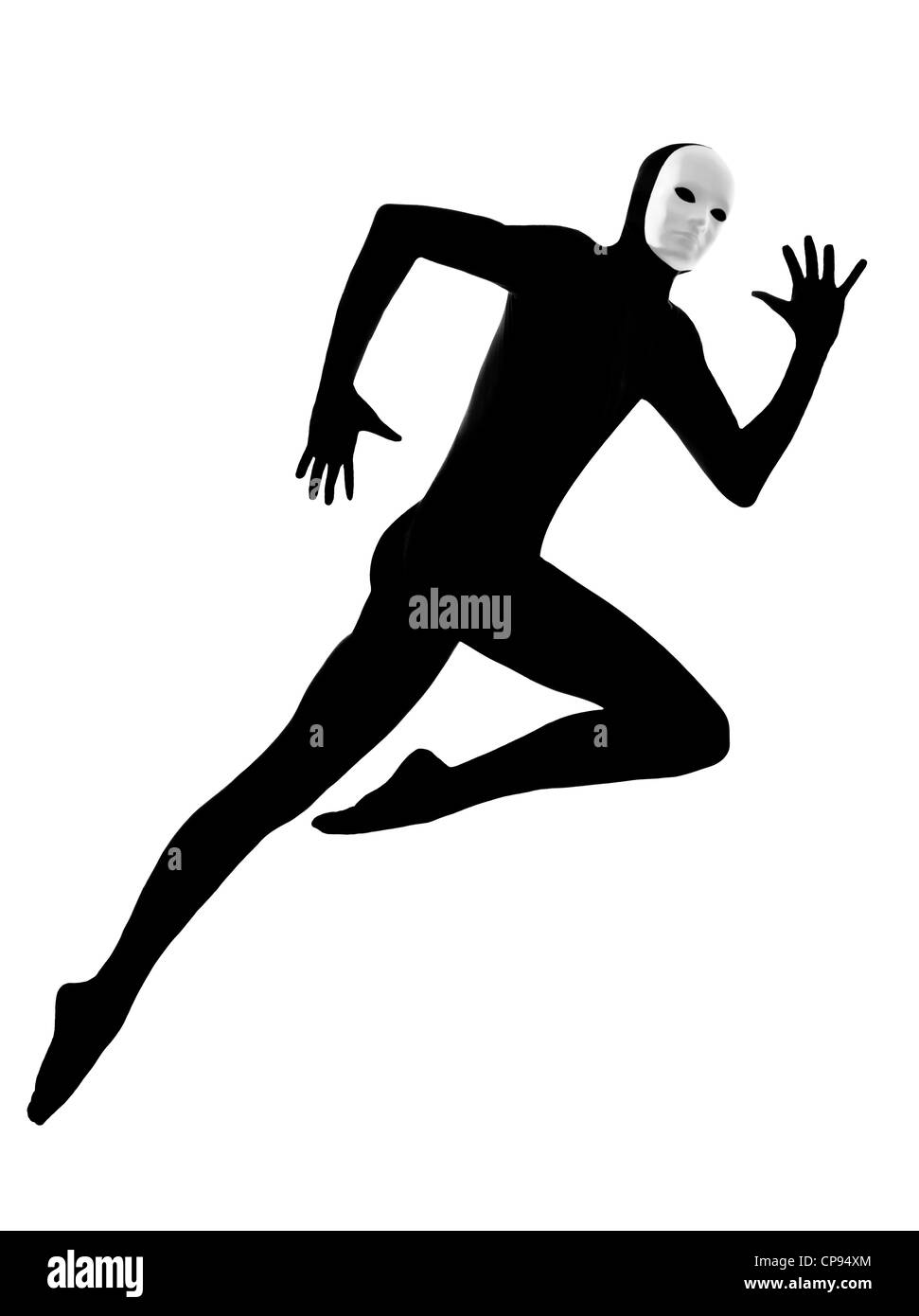 Mime mask silhouette hi-res stock photography and images - Alamy