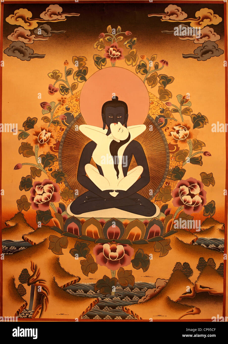 Buddha Painting Blue at Robert Bible blog