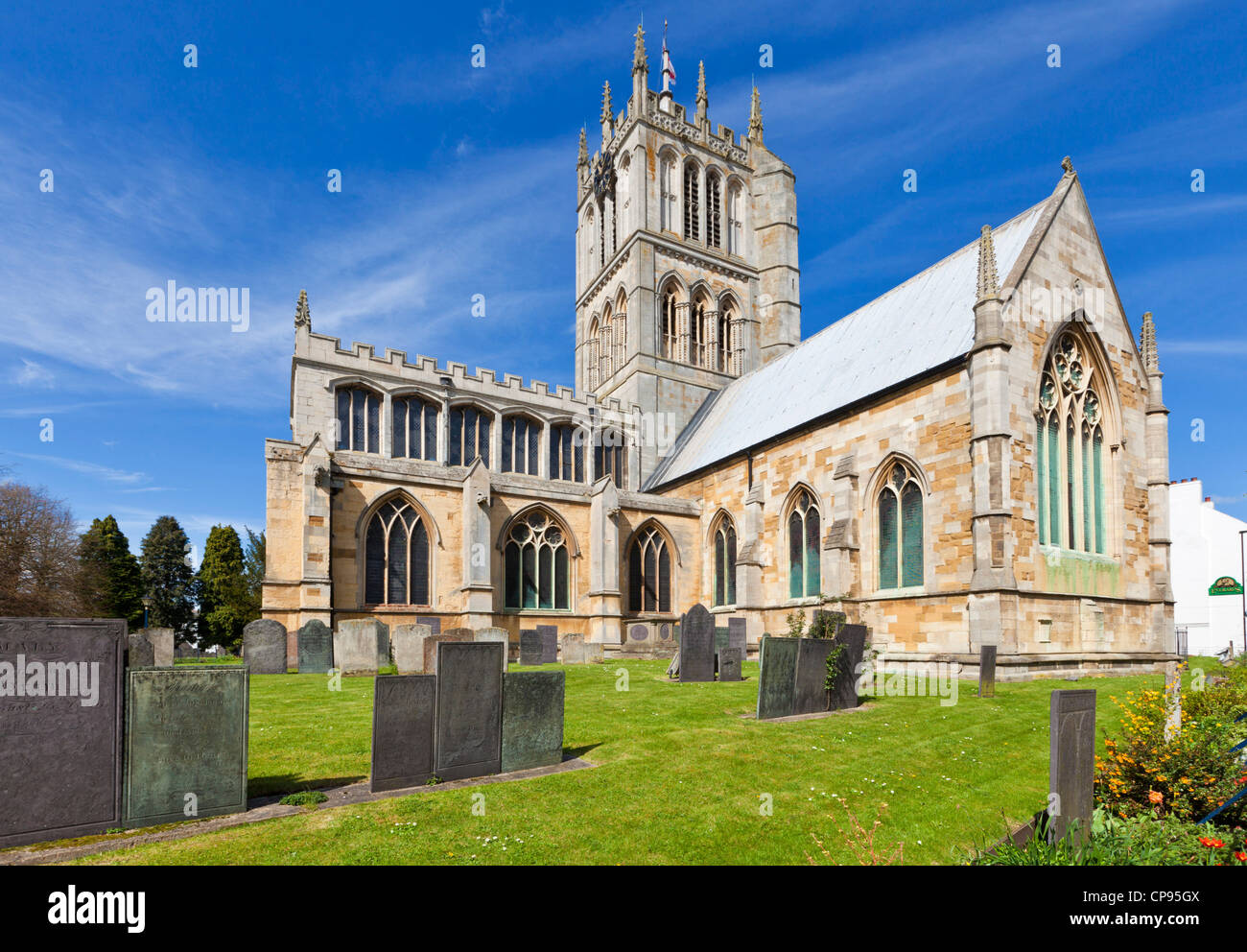 St marys church melton mowbray hi-res stock photography and images - Alamy
