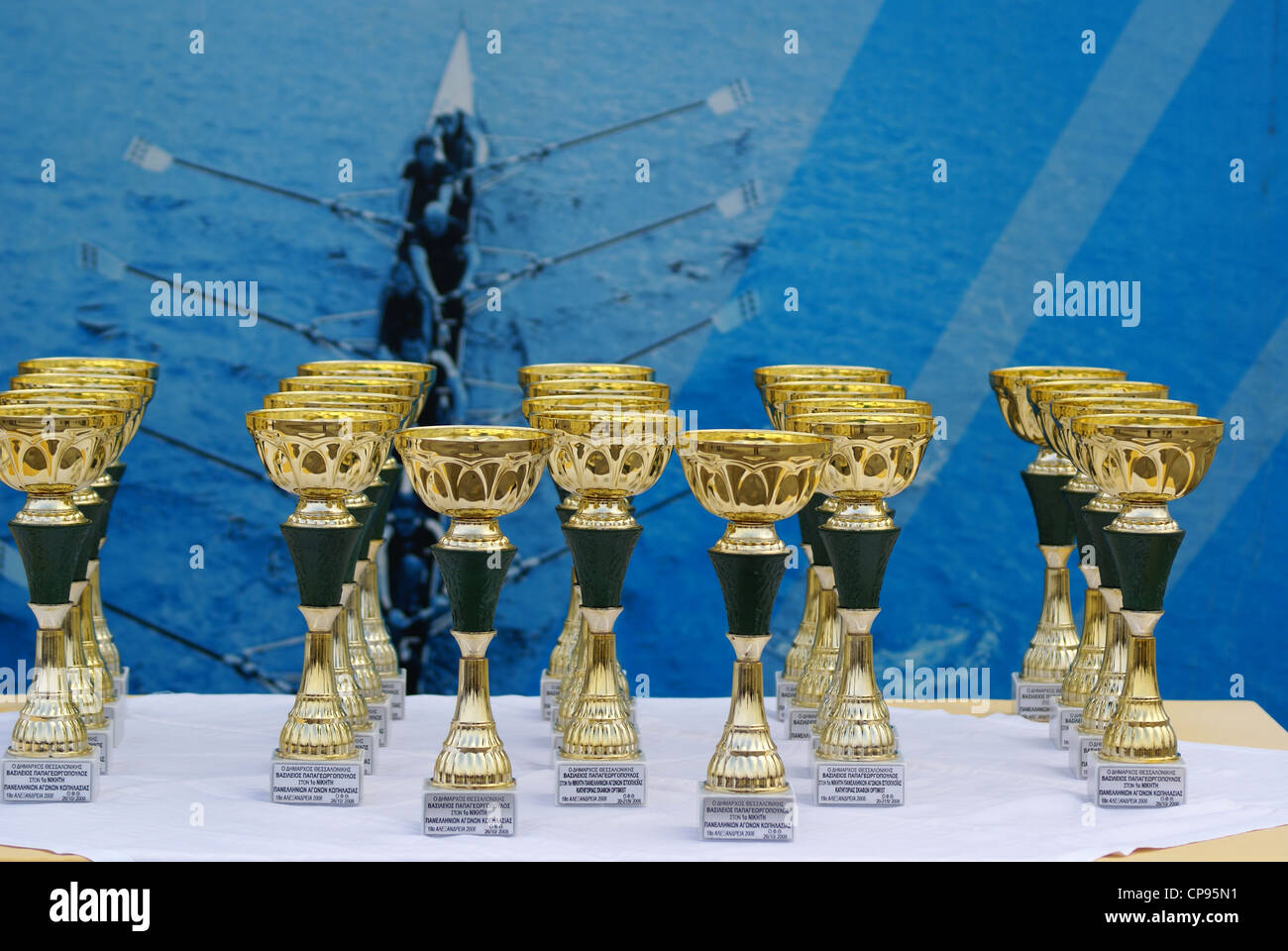 Sport rowing trophy cup hi-res stock photography and images - Alamy