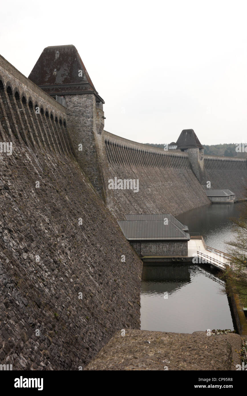 Mohne Dam Westphalia Gemany Stock Photo - Alamy